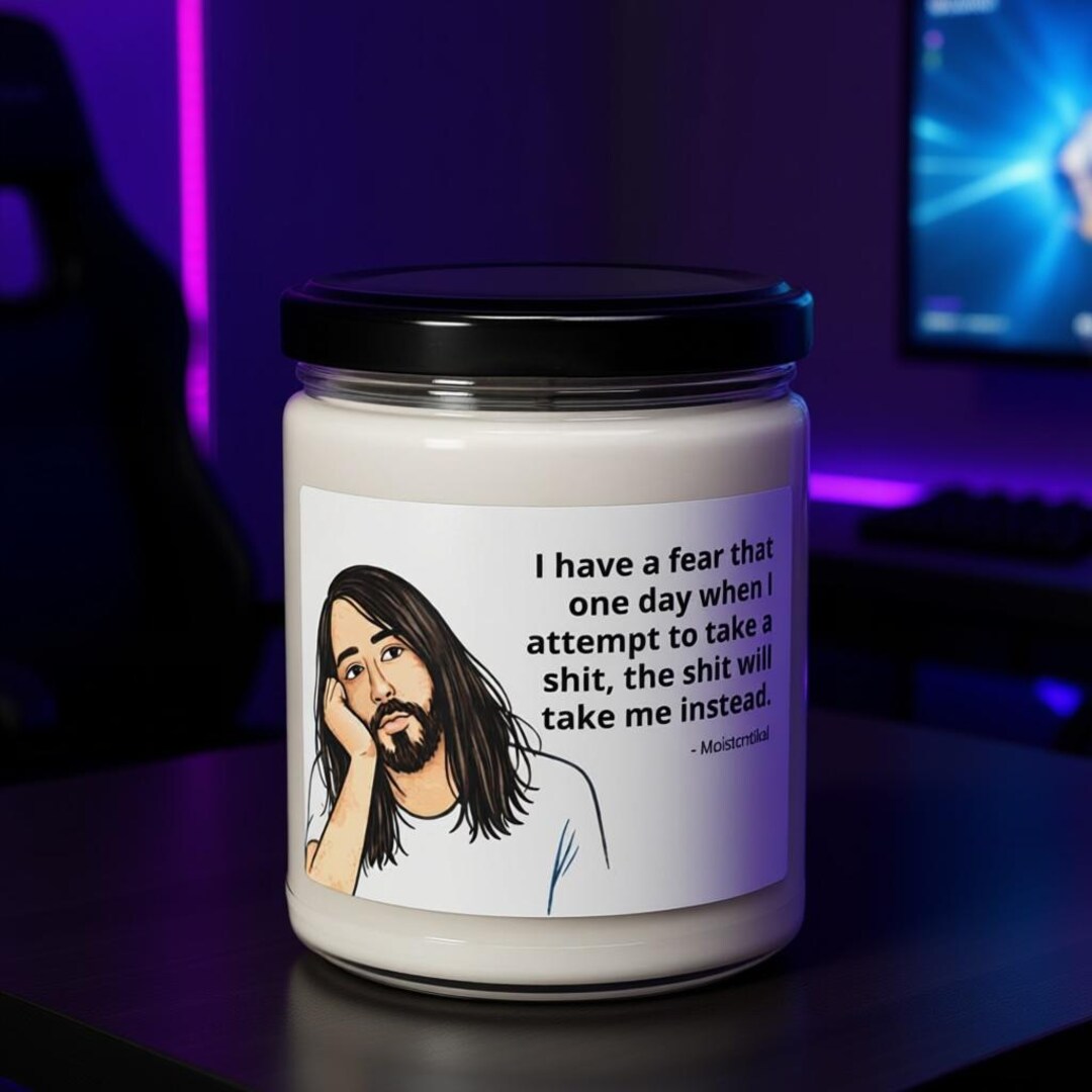 Moistcr1tikal "the #hit Will Take Me" Funny Quote Scented Candle 9oz ...