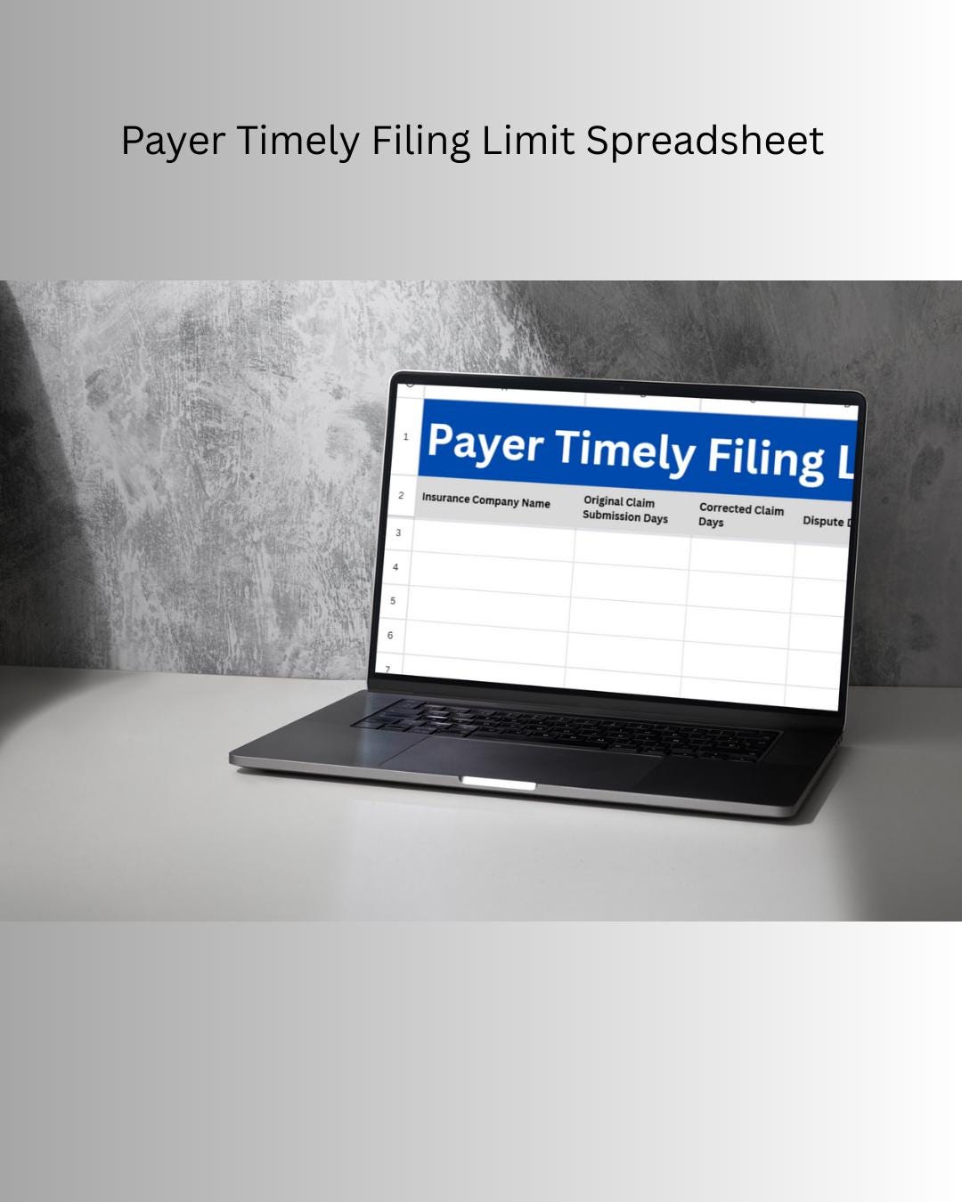 Timely Filing Limit Tracker – Medical Billing Spreadsheet | Insurance ...