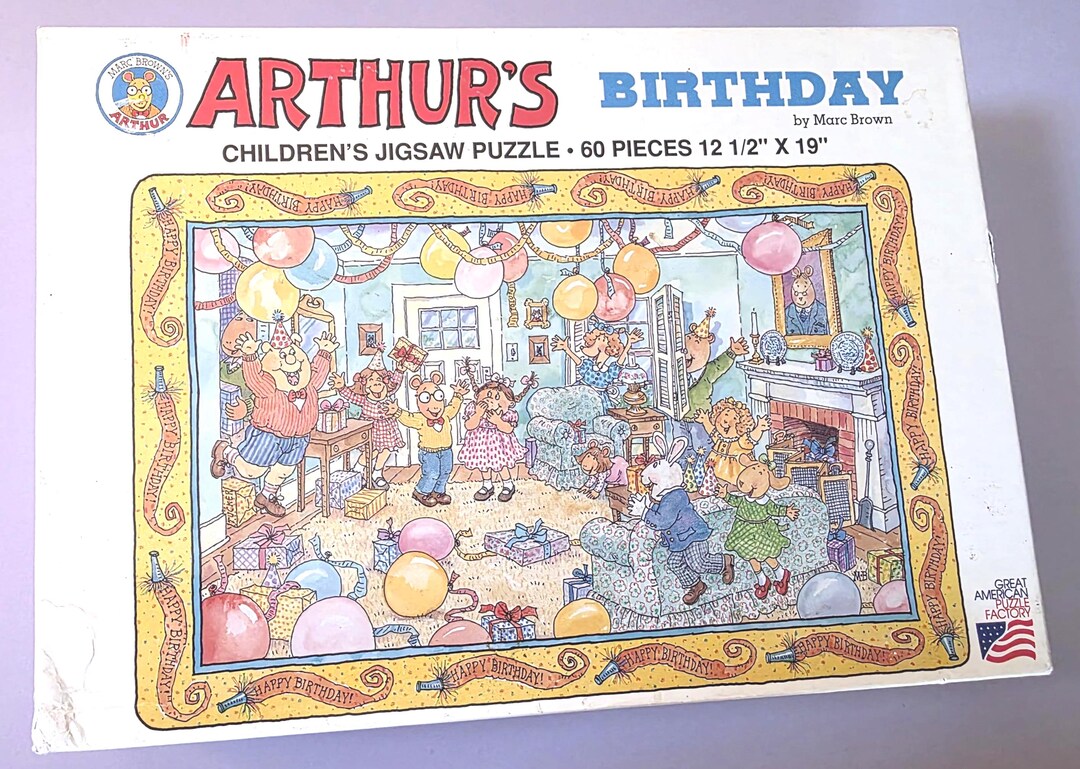 Arthur's Birthday Puzzle - Etsy