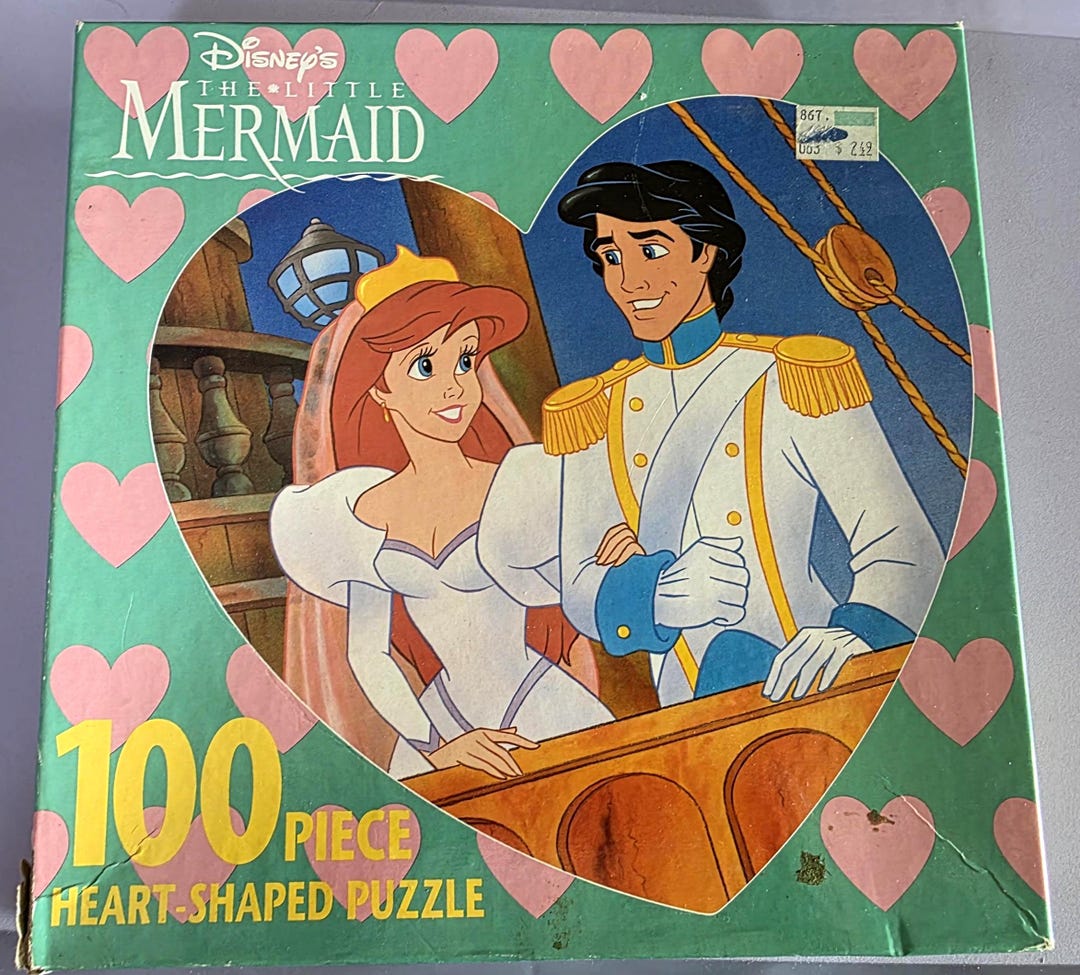 Disney's the Little Mermaid Puzzle - Etsy