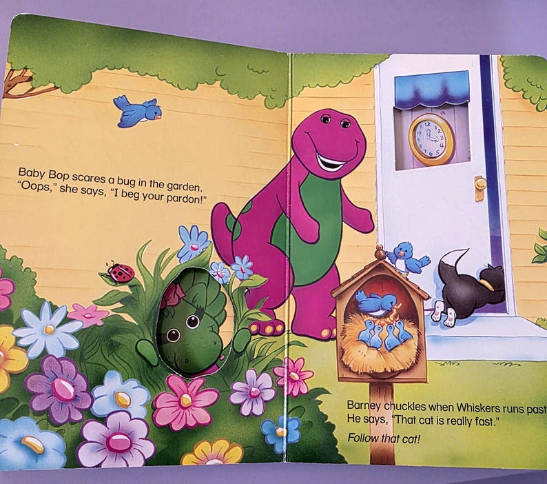 Barney and Friends Book - Etsy Canada