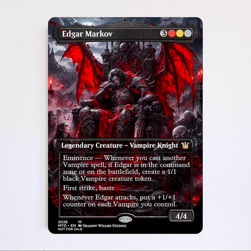 Edgar Markov Custom Art - Etsy