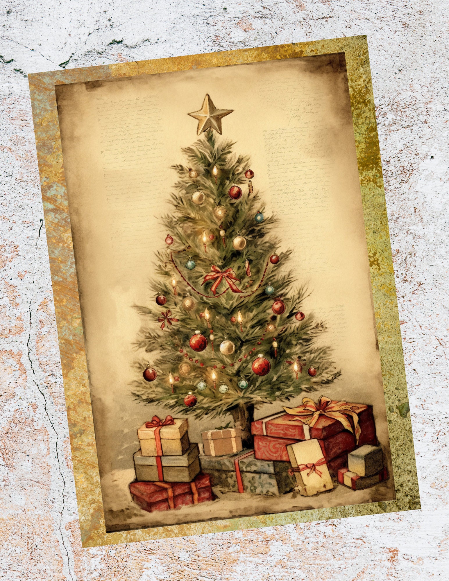 Blank Vintage Christmas Note Cards Set of 8 -- Christmas Cards, Vintage ...