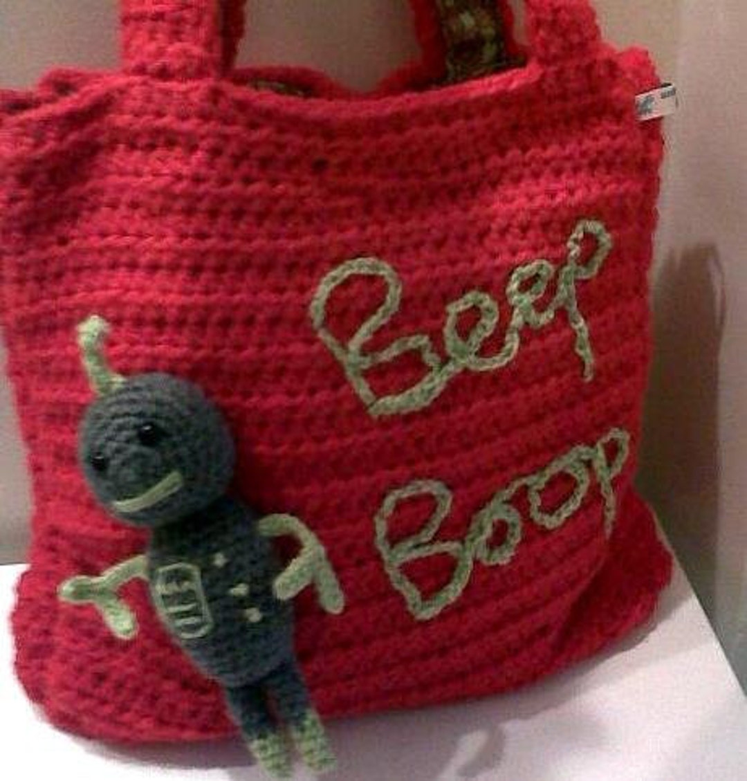 Trevor the Robot Bag - Etsy