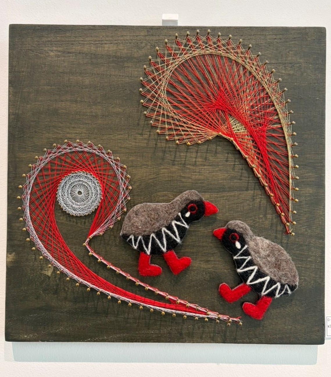 Yanbaru Kuina String Art – Handmade Japanese Bird Wall Art, One of a ...