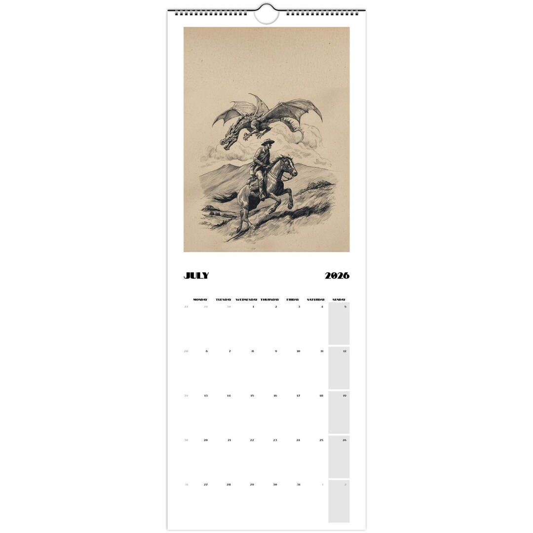 Welsh Art Calendar - Etsy