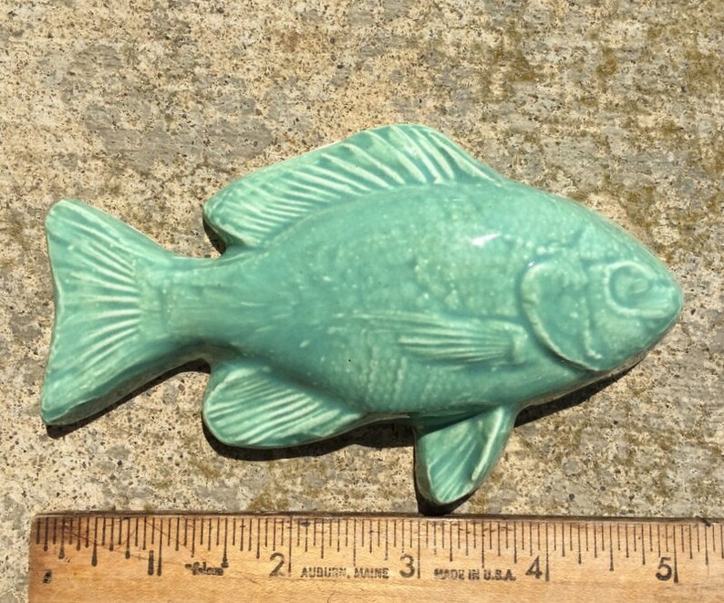 Ceramic Fish Tiles Set of 3 Medium Fish Swimming Right in | Etsy