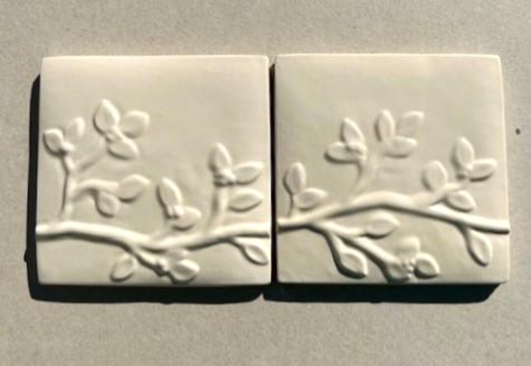 Additional Vine Tiles for Birds on a Vine Sets in Matching Glazes - Etsy