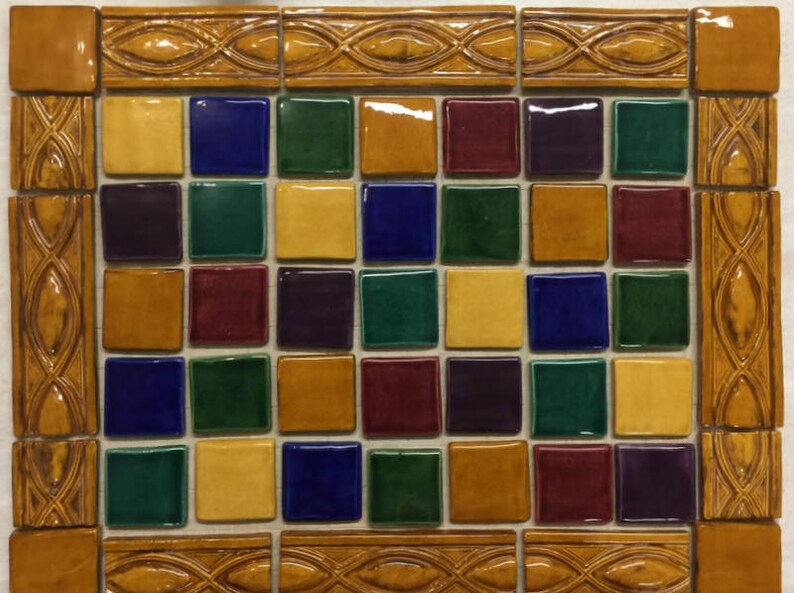 2x2 Ceramic Tile Handmade Potters Tiles MADE TO ORDER in | Etsy