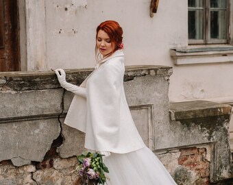 Winter Wedding Cape - Etsy