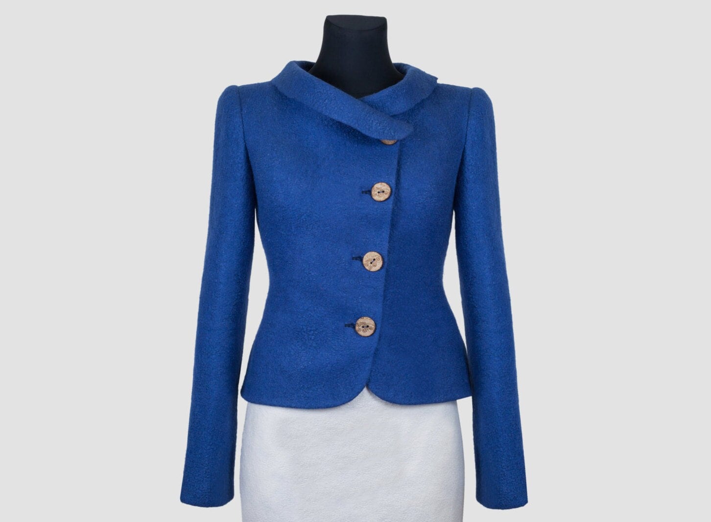 Women Royal Blue Winter Jacket - Etsy