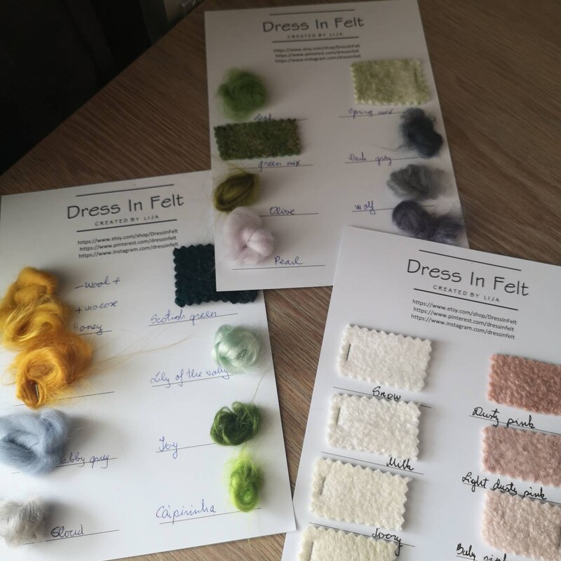 Felt Samples - Etsy