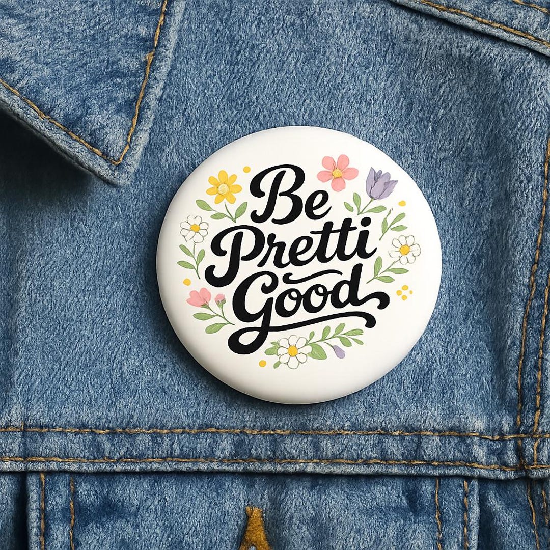 Be Pretti Good Pin, Activism Button, Protest Pin Badge, Political ...