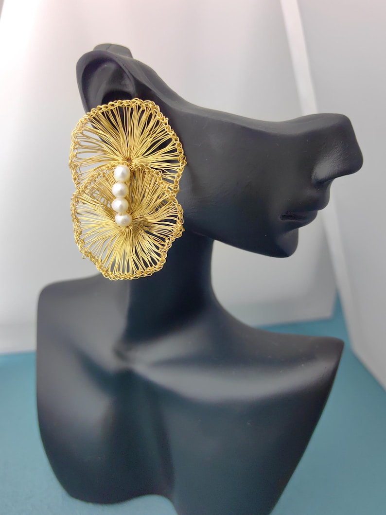 Handmade Copper Filigree Earrings - Etsy Hong Kong