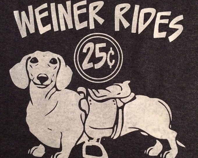 Dachshund, Weiner Dog Weiner Rides T-shirt - Etsy