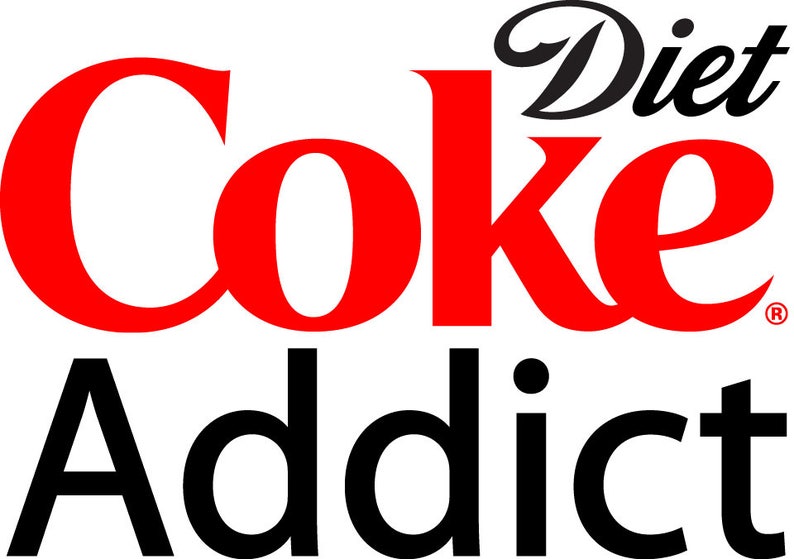 Diet Coke Svg Cut File For Silhouette Etsy