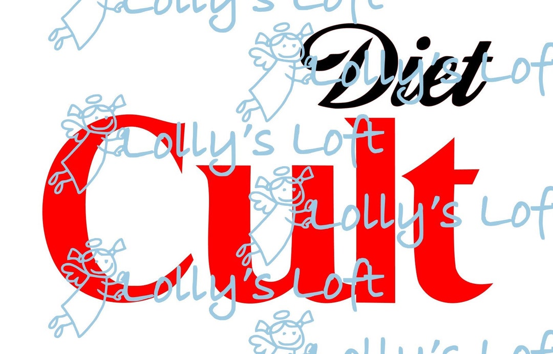 Diet Cult SVG Cut File for Silhouette - Etsy