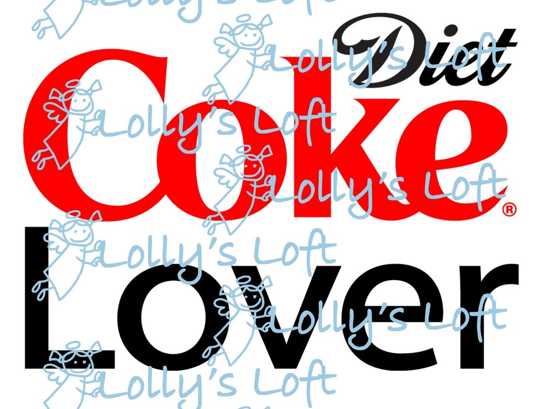 Diet Coke Lover SVG Cut File for Silhouette - Etsy