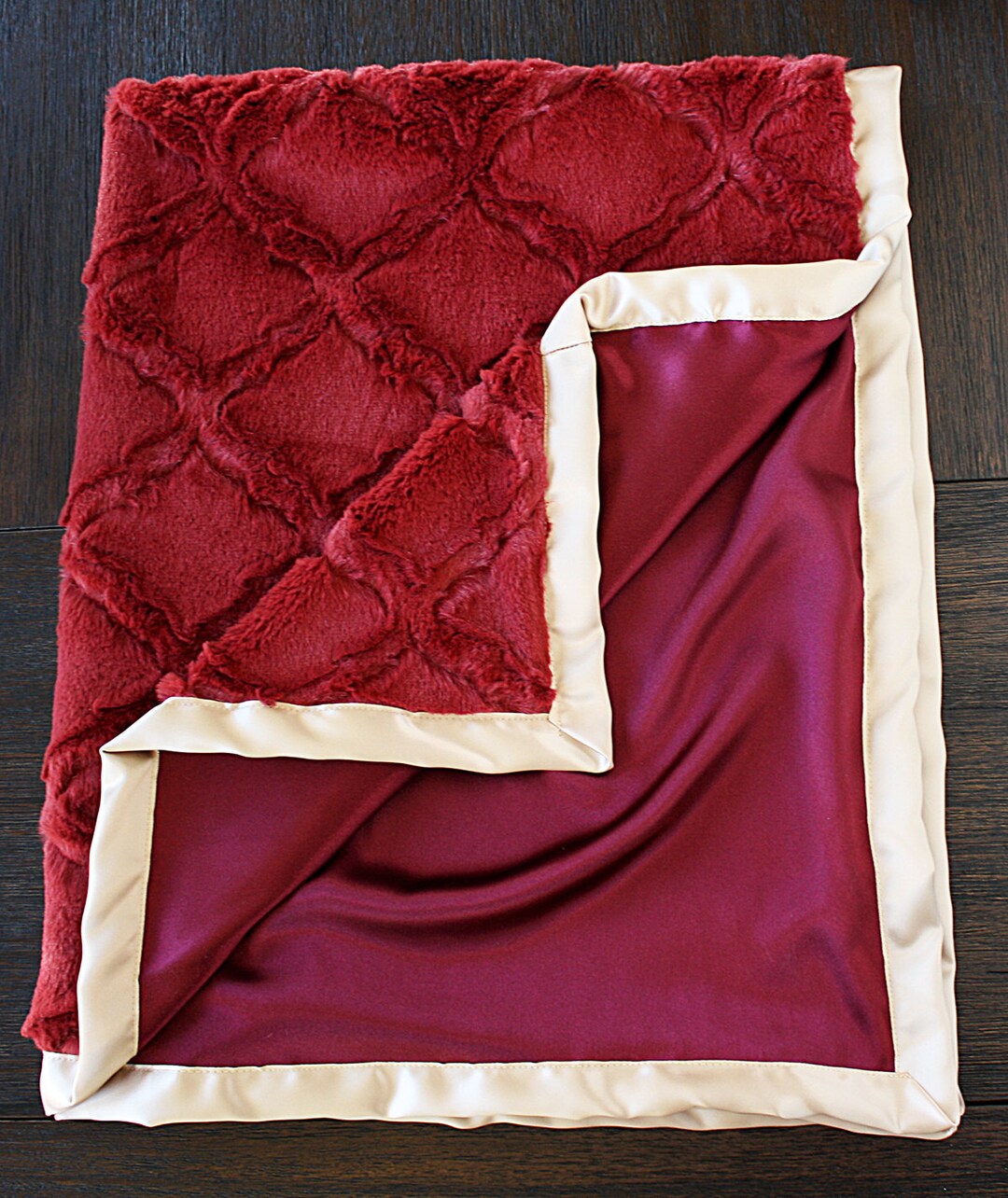 Minky Blanket, Maroon Blanket, Maroon and Gold, 49ers, Scarlet, FSU ...