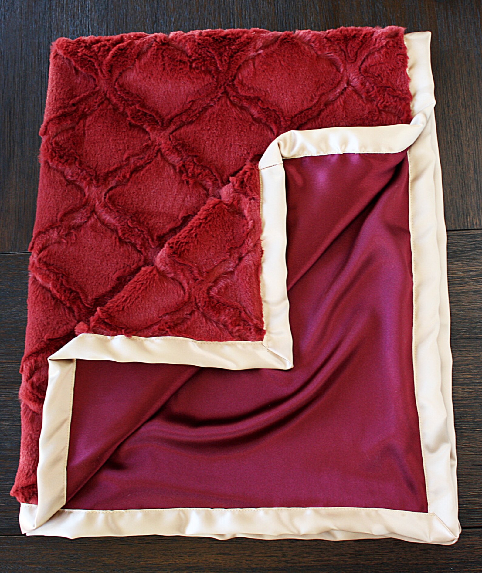 Minky Blanket Maroon Blanket Maroon and Gold 49ers | Etsy