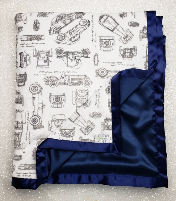 Baby Minky Cars Blanket Automobiles Blanket Vintage Cars | Etsy