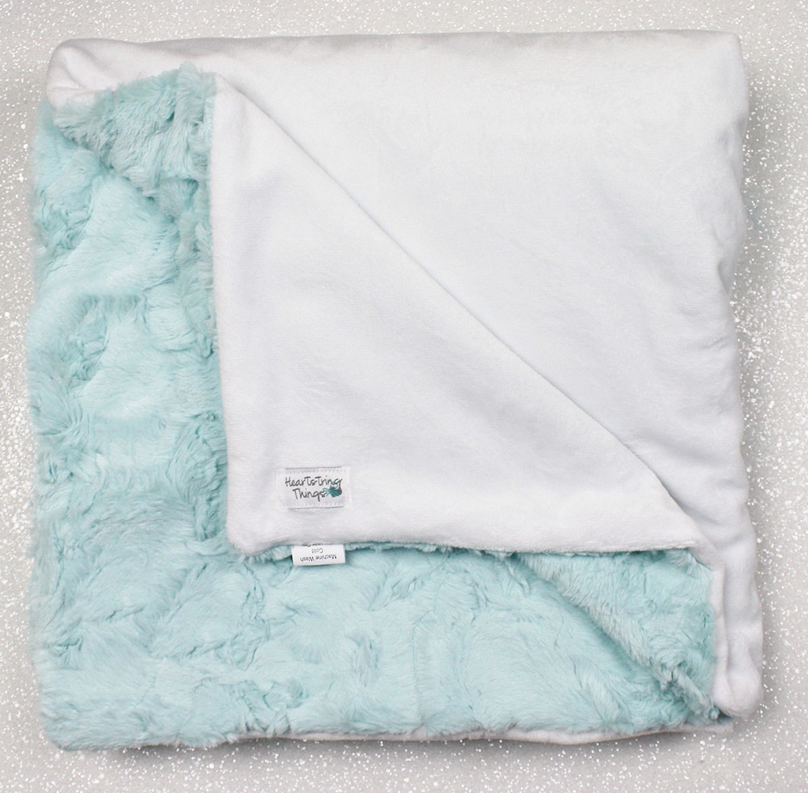 Minky Blanket Faux Fur Throw Seaglass Hide Ocean Water - Etsy