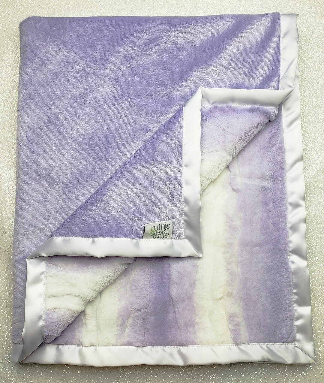 Minky Blanket. Monster Minky Quilt Adult Minky Purple Minky - Etsy