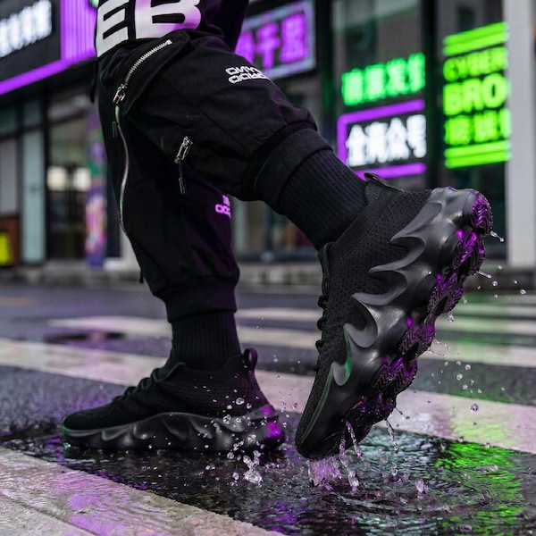 Futuristic Sneakers Men - Etsy