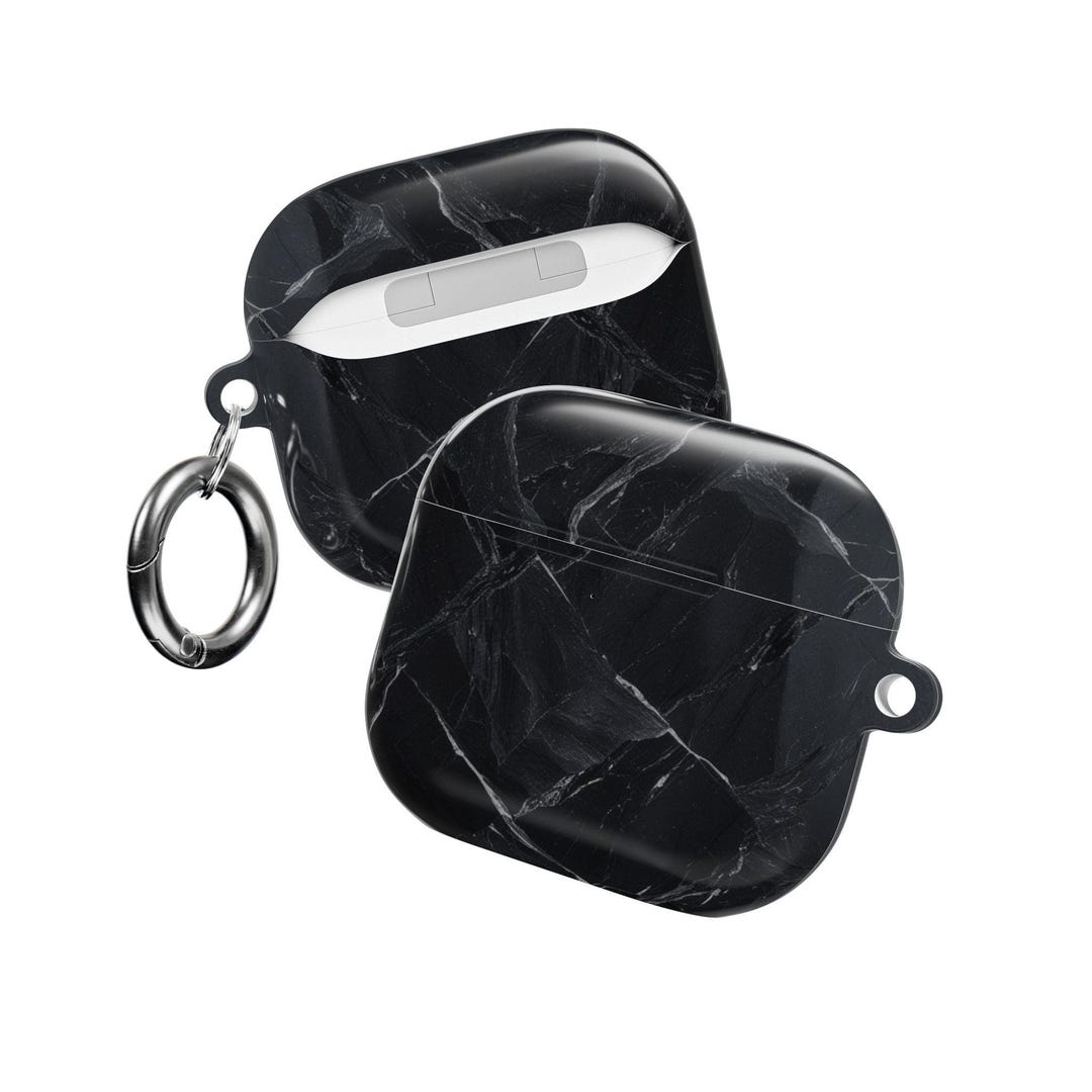 Black Marble AirPod Case | Marble Pattern, Protective Airpods Case - Etsy