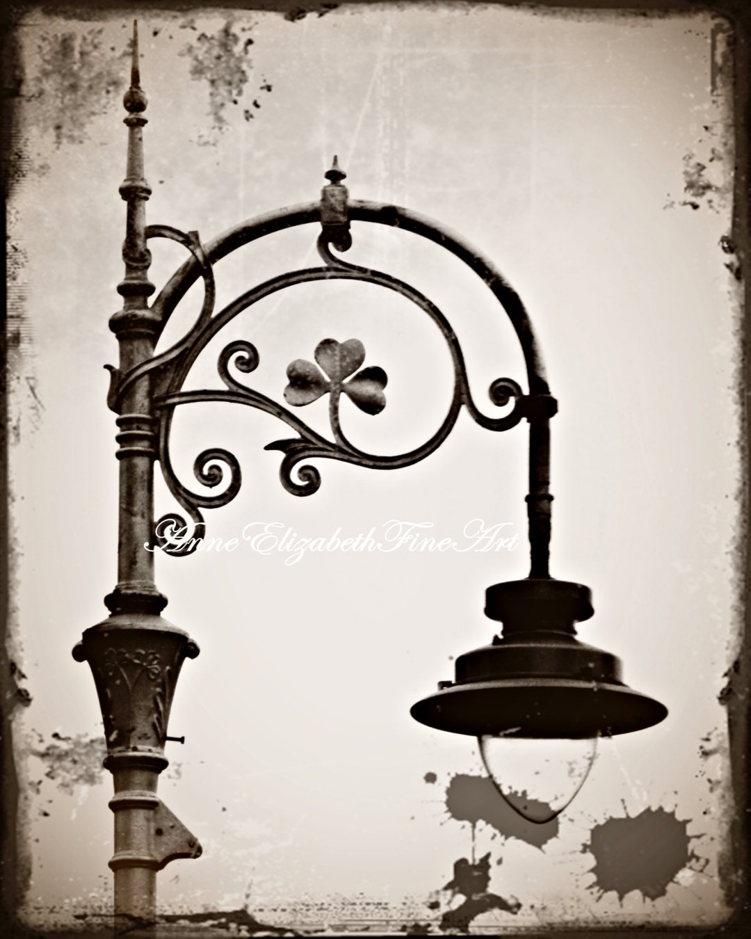 Ireland Photography Dublin Lamp Post Rustic Shabby - Etsy