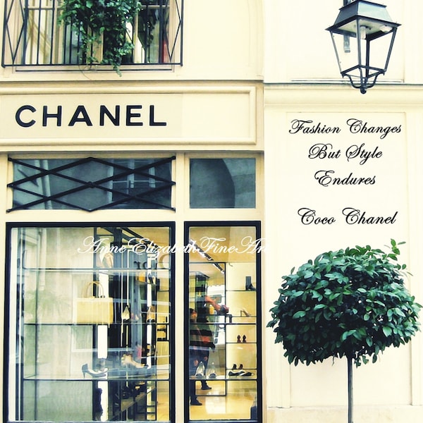 Coco Chanel Wall Art - Etsy