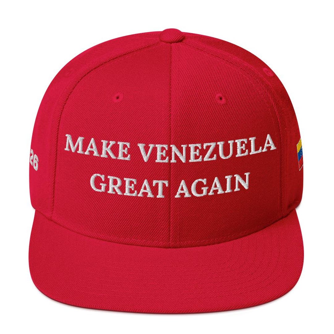 Make Venezuela Great Again 2026 Snapback Hat - Etsy