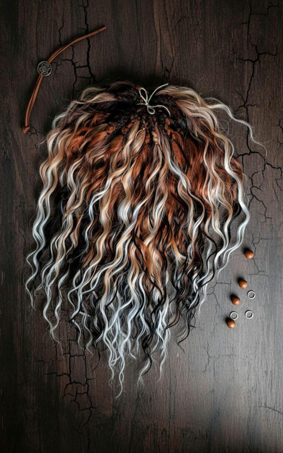 3D Curly Dread Extensions With Soft Braid Base | Natural Voluminous ...