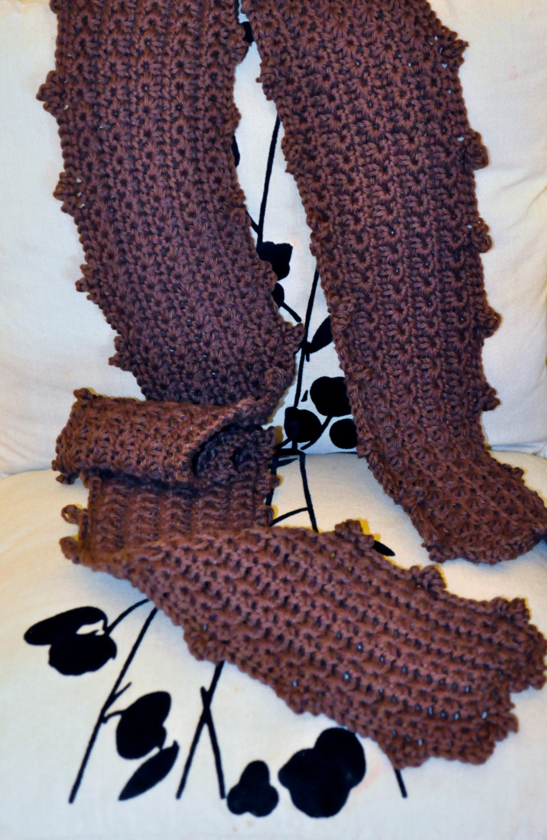 Crochet Pattern PDF - Stellar Star Stitch Scarf-cessory - 1 Pattern - 2 ...