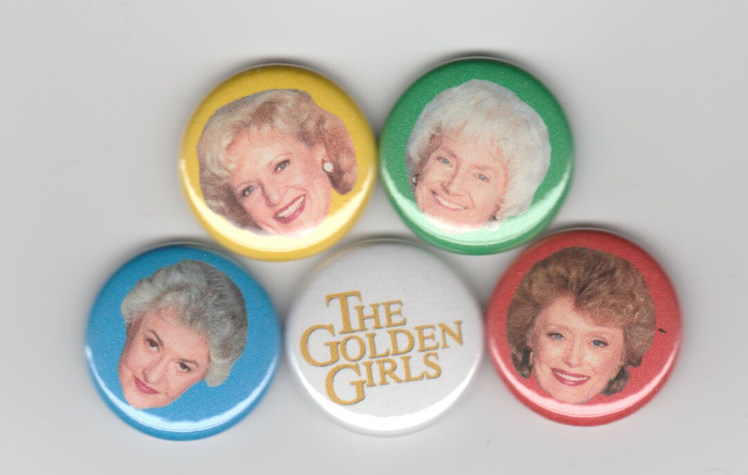 Golden Girls 1 Pin Back Buttons or Magnets 5-pack - Etsy