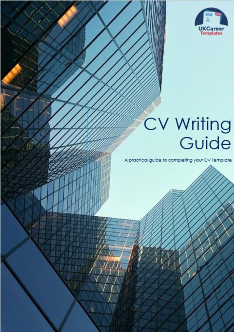 Career Change UK CV Template | Editable Word & Google Docs | Modern ATS ...