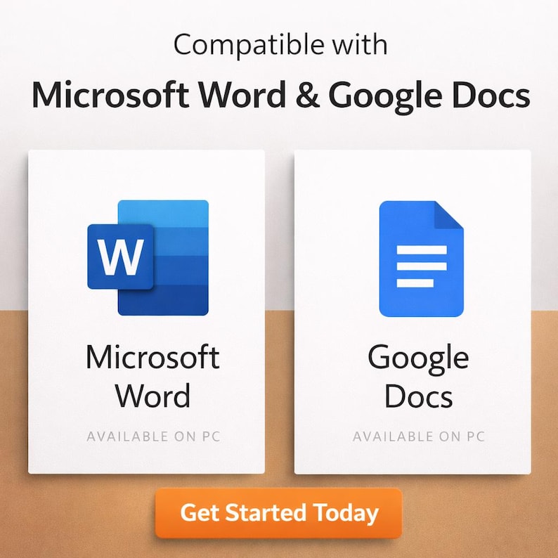Career Change UK CV Template | Editable Word & Google Docs | Modern ATS ...