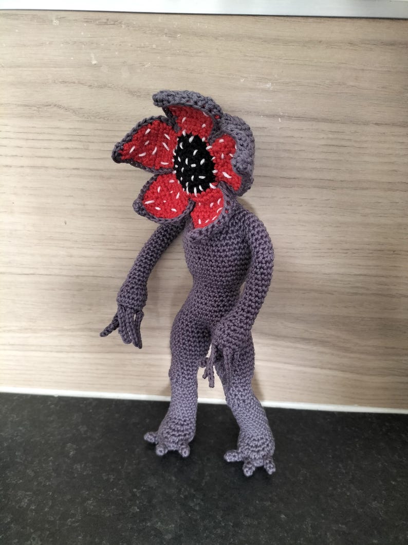 Demogorgon Crochet Pattern PDF for Stranger Things, Available in French ...