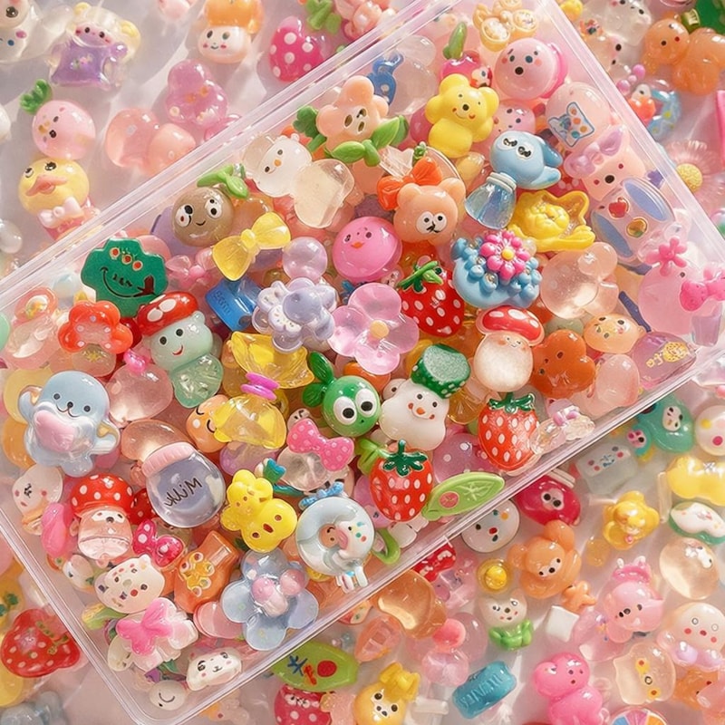 Sculptured Nail Charms - Etsy
