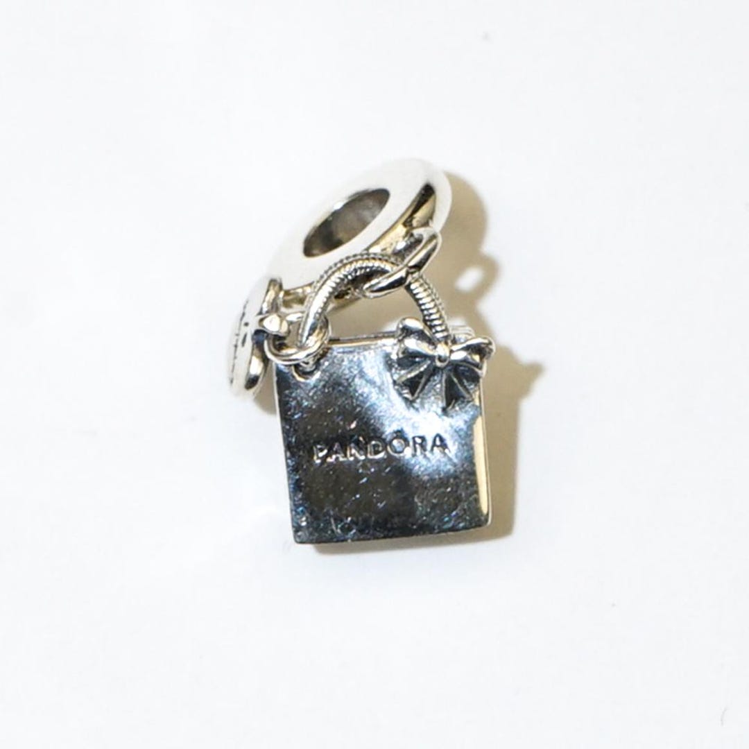 Pandora Shopping Bag Charm Sterling Silver - Etsy
