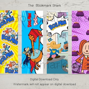 Dog Man Bookmarks: Funny Comic Style Reading Incentives (digital ...