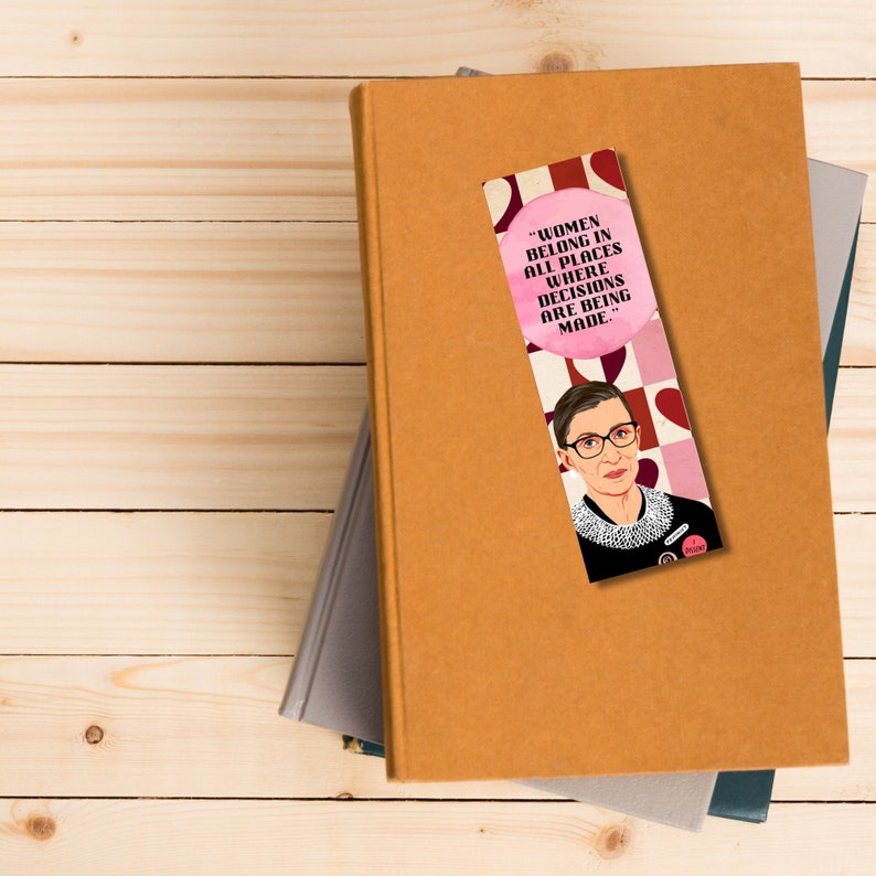 4 Printable Bookmarks Ruth Bader Ginsburg| Digital Download | Print and ...