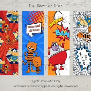 Dog Man Bookmarks: Funny Comic Style Reading Incentives (digital ...