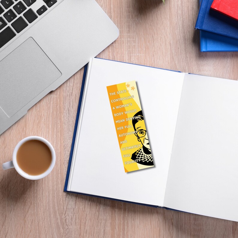 4 Printable Bookmarks Ruth Bader Ginsburg| Digital Download | Print and ...