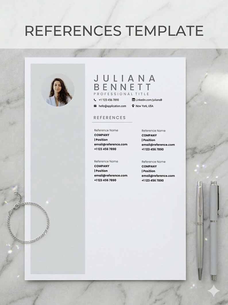 Ats-friendly Resume Template Canva | Modern Resume Bundle 2026 ...