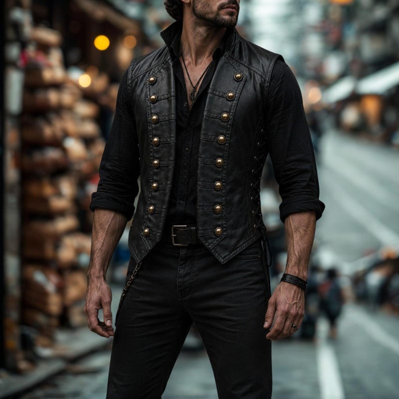 Mens Sparkly Waistcoat - Etsy UK