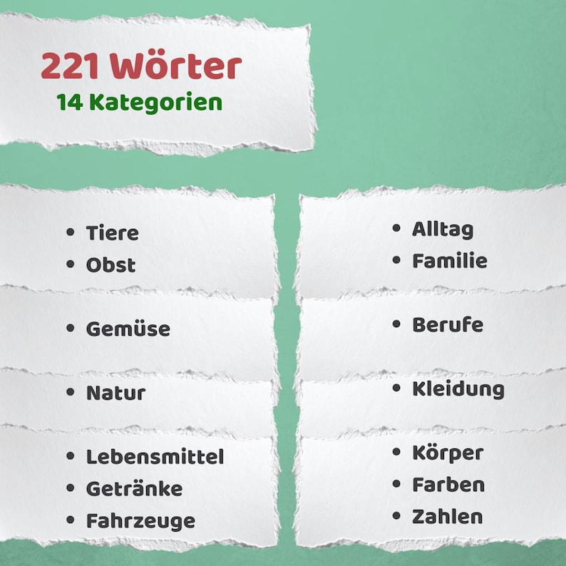 Farsi Dari Word Cards, Flashcards, Printable Flashcards, First 221 ...