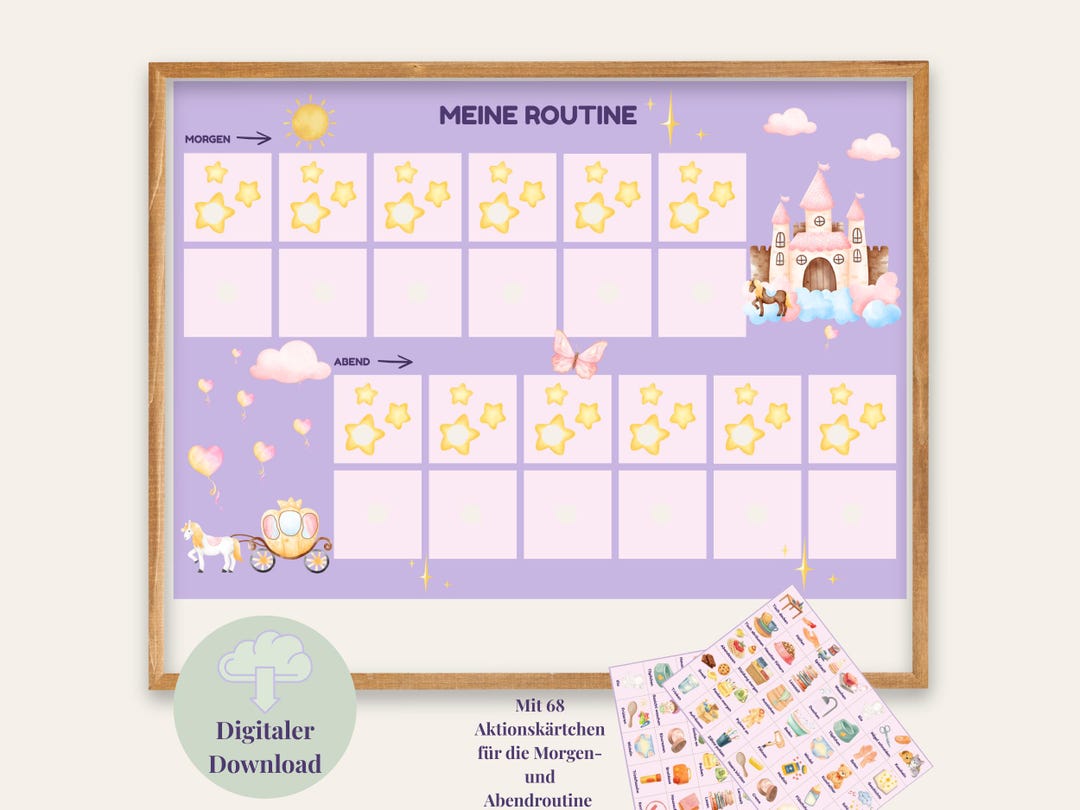 Children's Routine Plan (printable) | Morning and Evening Routine ...