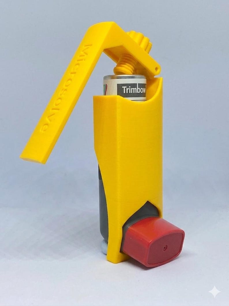 3D Printed Inhaler Aid Lever: Arthritis, Limited Hand Strength ...