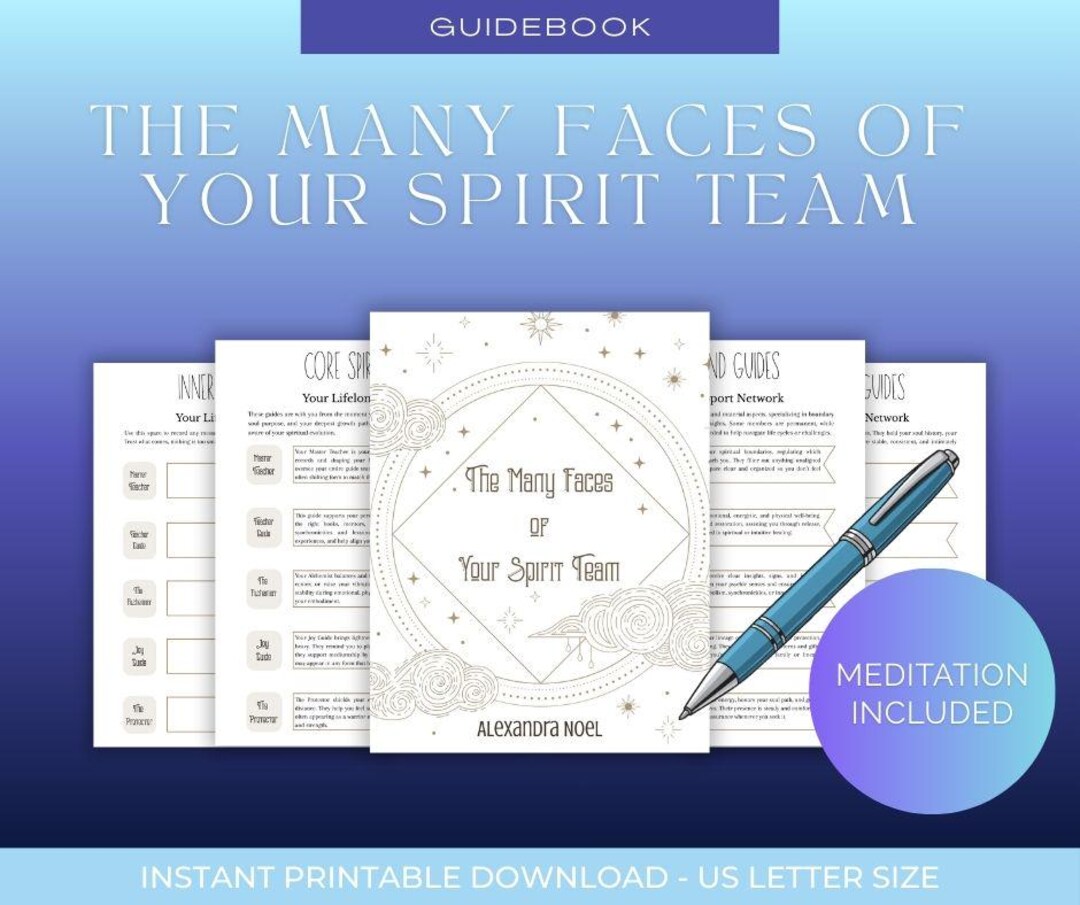 The Many Faces of Your Spirit Team - Etsy